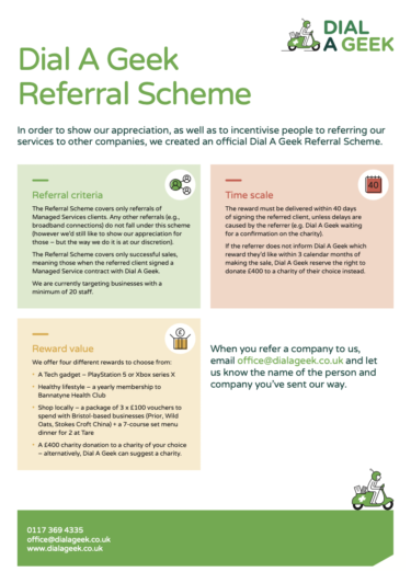 Dial A Geek - Your Tech on Your Terms